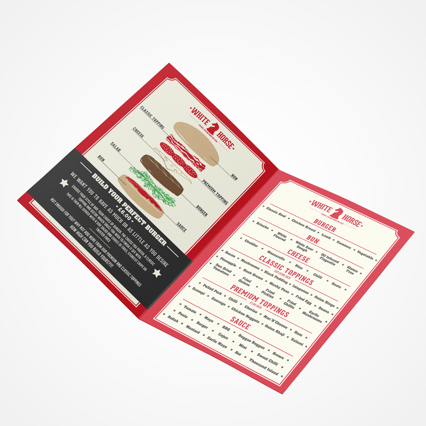 A5 Folded Restaurant/Café Menus | All The Merchandise — allthe.